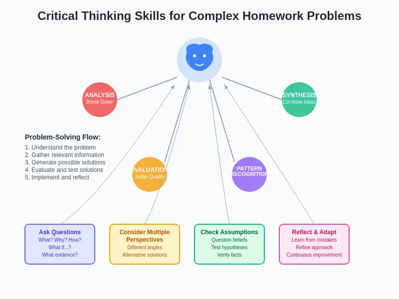 Critical Thinking Skills for Solving Complex Homework Problems